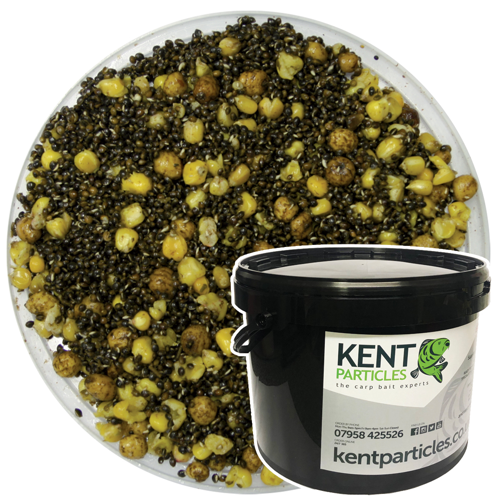 Prepared Hemp, Maize And Tiger Nuts | Carp Particles | Kent Particles